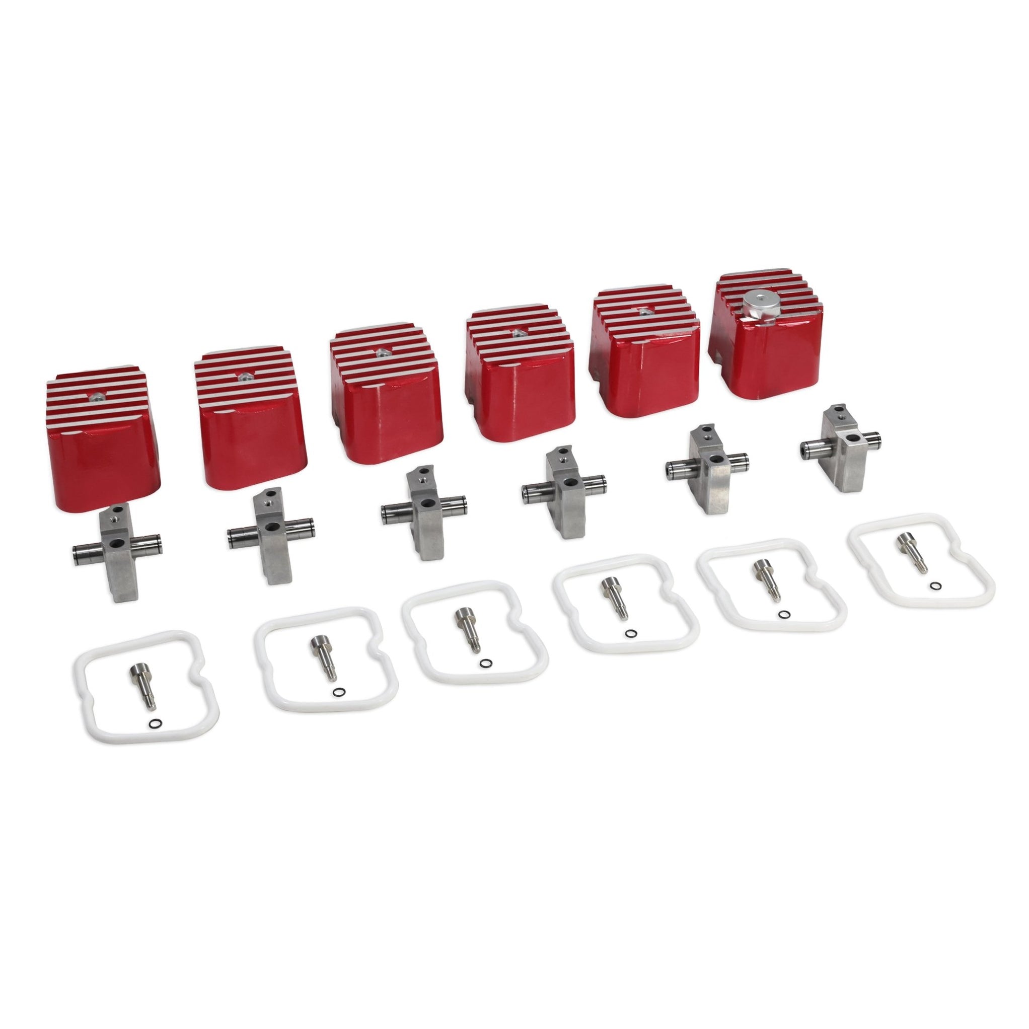 Valve Covers & Rocker Arm Pedestal Assembly Combo Kit for 1989-1998 12